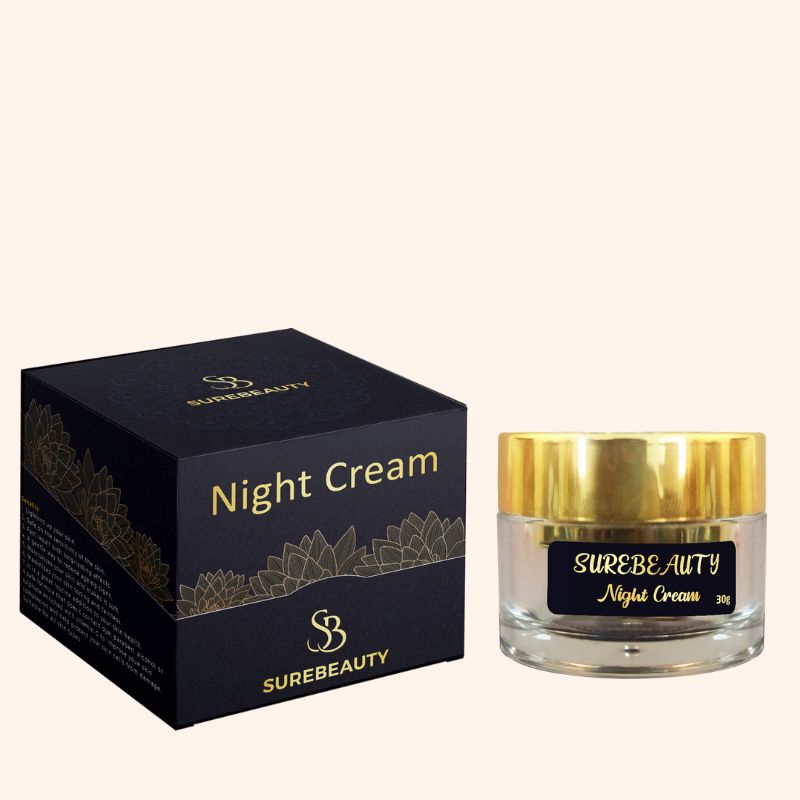 Buy Surebeauty Whitening Night Cream 30g Online in India | Surebeauty